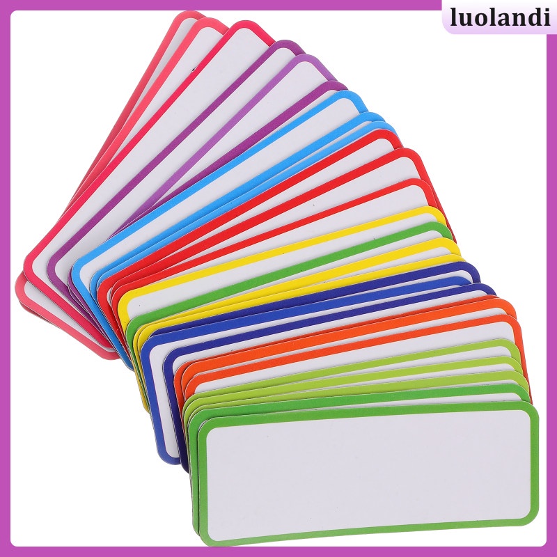 Magnetic Label 27 Pcs Marker Fridge Magnets Dry Erase Writable Labels ...
