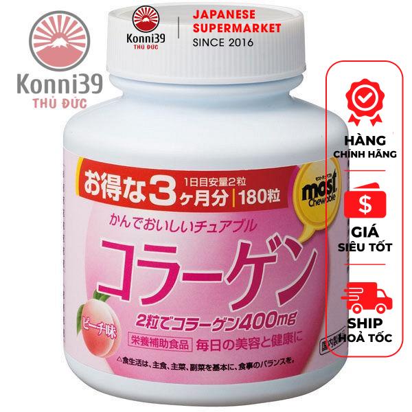 Orihiro JAPANESE COLLAGEN SUPPLEMENT PILLS (BOX OF 180 TABLETS ...