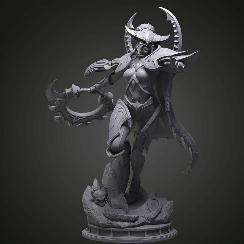 75mm World of Warcraft Watcher Marvel Shadow Song Resin Soldier Desktop ...