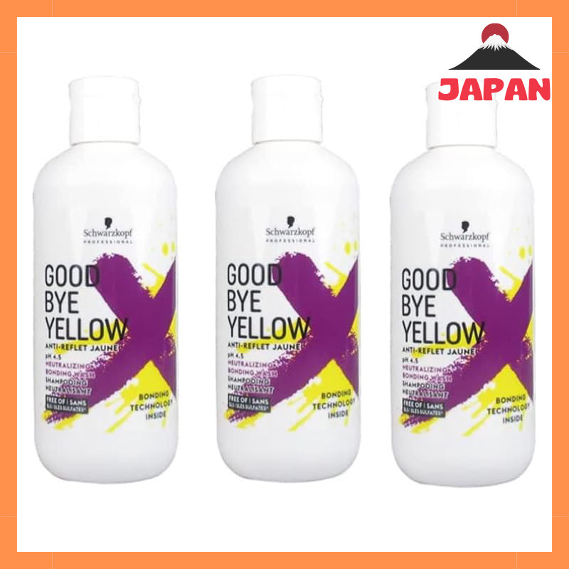 【Set of 3】Schwarzkopf Goodbye Yellow Color Shampoo 310g | Shopee Singapore