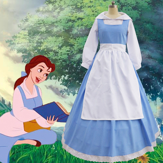 Shopee OfficialStrollingTime Beauty and the Beast Anime Blue Maid ...