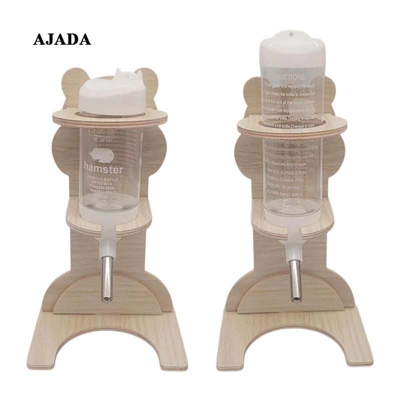 [ Water Bottle with Stand Hamster Water Bottle Rack Container Leakproof ...