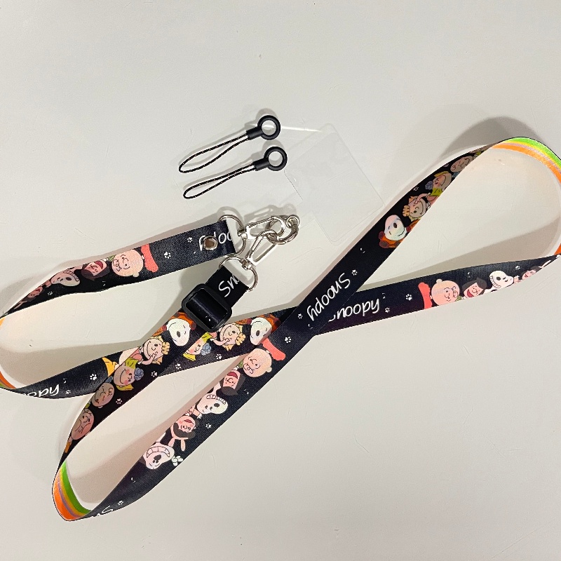 Cute Snoopy mobile phone lanyard long Crossbody Neck lanyard phone rope ...