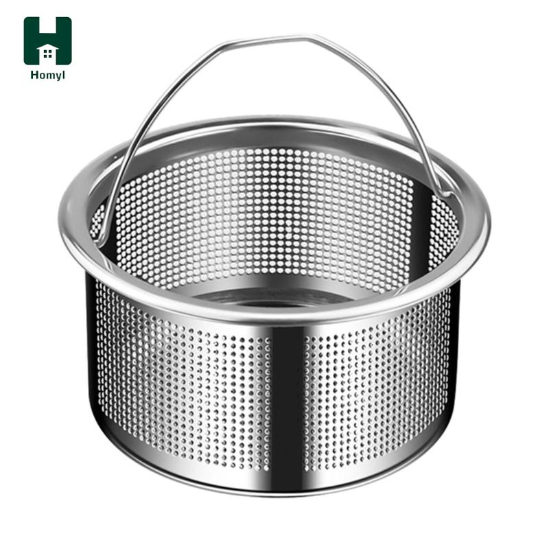 Kitchen Sink Strainer Sink Drain Basket Reusable Universal Stainless ...