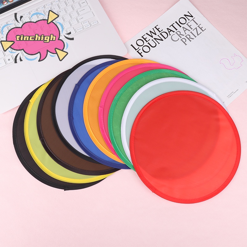 [TinchighS] Portable Collapsible Flying Disk Colorful Pocket Foldable ...