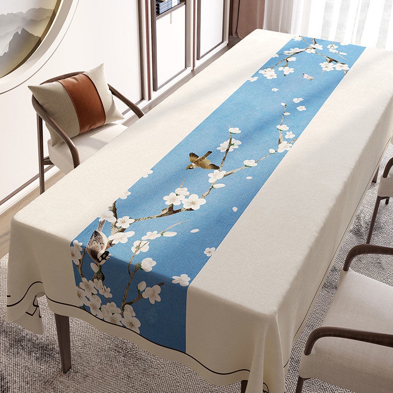 New Chinese Style Zen Tea Tablecloth Waterproof Oil-Proof Anti-Scald ...