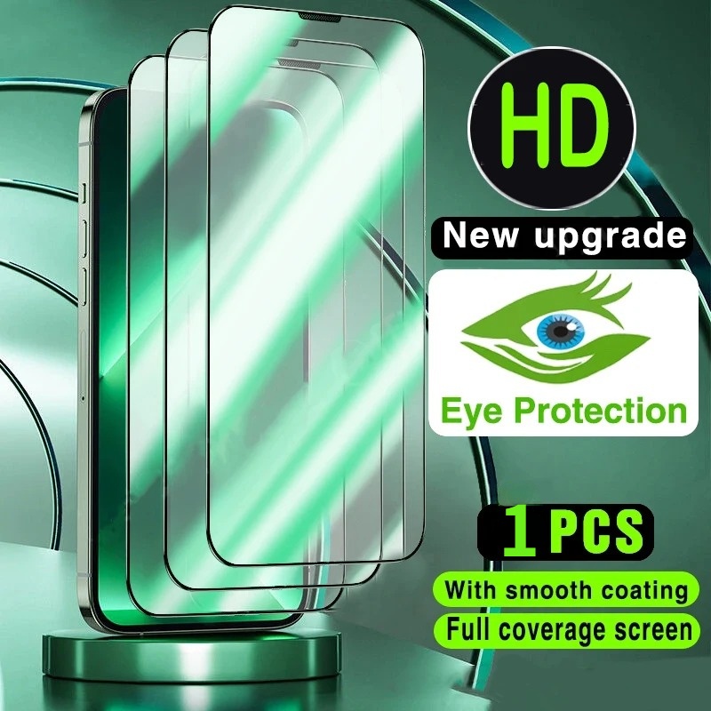 Eye Protection Anti Blue Ray Green Light For iPhone 17 17e 16e 16 15 14 ...