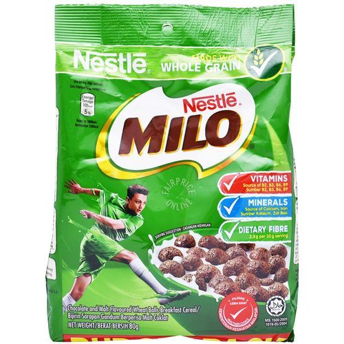 Nestle Breakfast Cereal Packet Milo 80g | Shopee Singapore