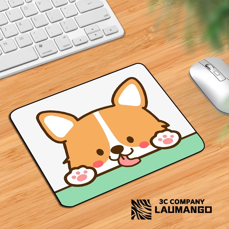 Gaming Cute Mouse Pad Small corgi Shiba inu Pc Accessories Deskmat ...