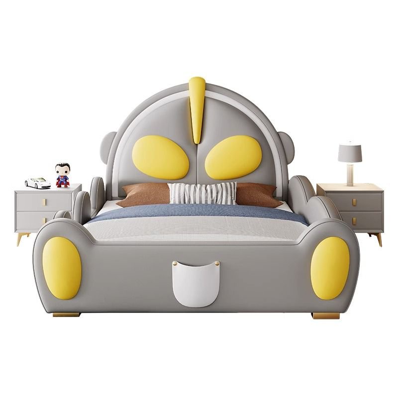 YQ Children's Bed Boy Cartoon Ultraman Single Bed Modern Simple Small ...
