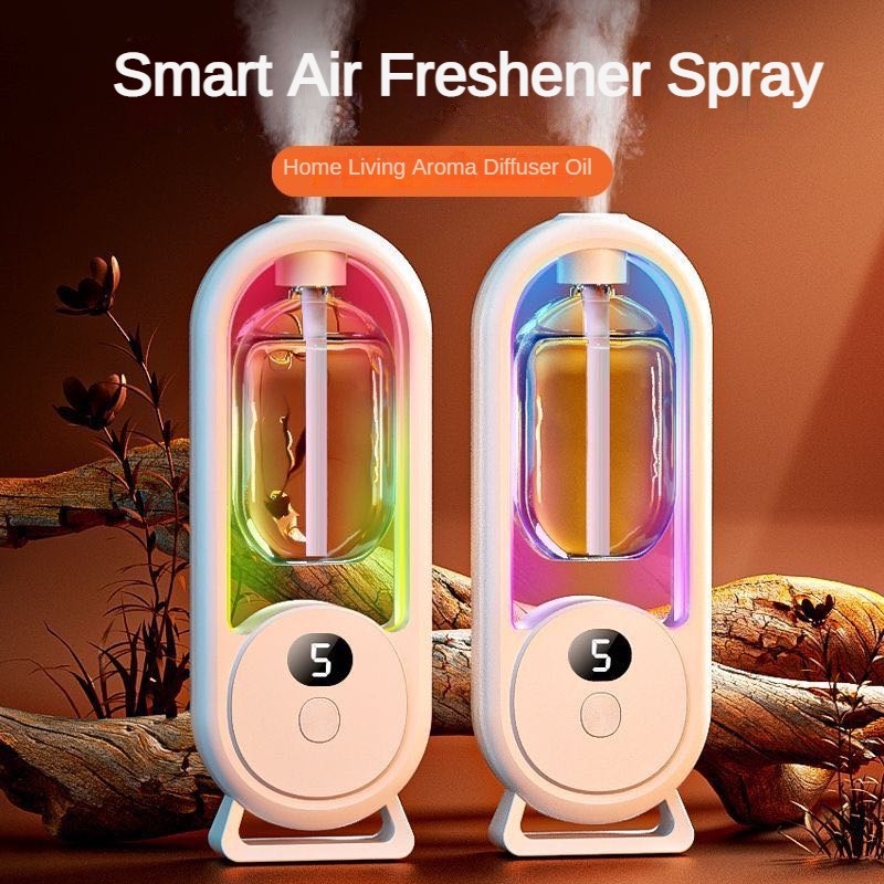 Automatic Essential Oil Aroma Diffuser Digital Display Rechargeable Air ...