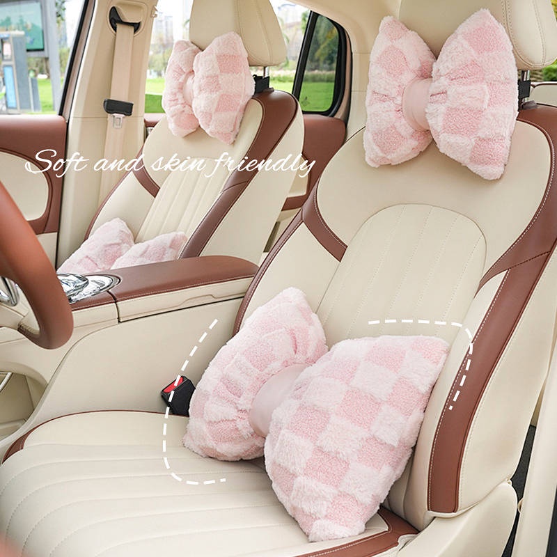 Automotive Headrest Neck Pillow Car Seat Waist Support Car Integrated ...