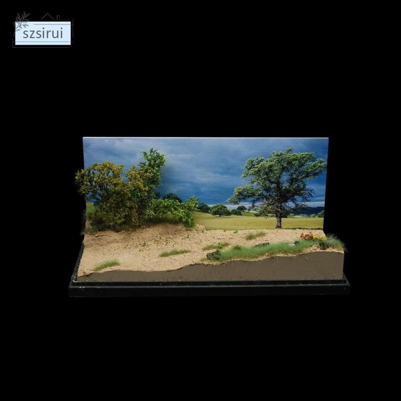 [szsirui] 1/64 Car Scene Model Grassland Backdrop Scene Model for ...