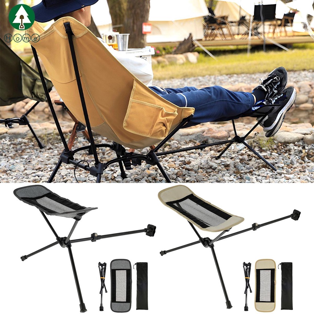 Camping Chair Foot Rest Portable Folding Leg Camping Footrest Heavy ...