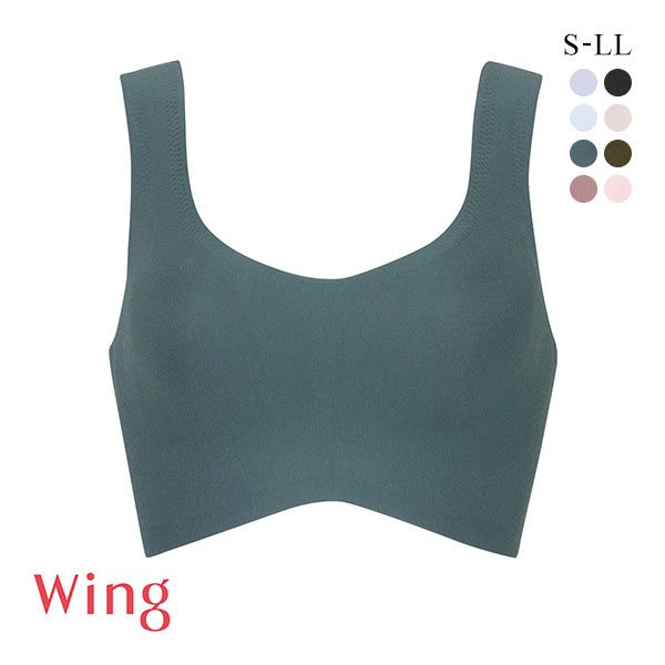 Wacoal Wing Cotton Luxury wireless half top bra (Sizes S-LL)(40KB1031 ...