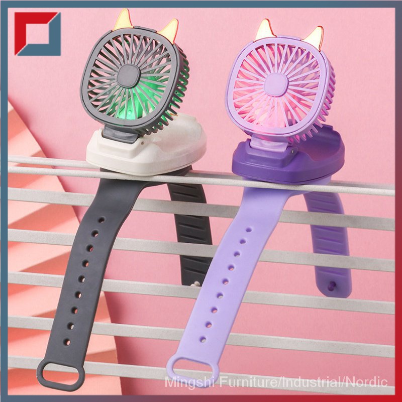 2023 New Watch Fan Compact Wrist USB Fan Three speed Mini Neutral Small ...