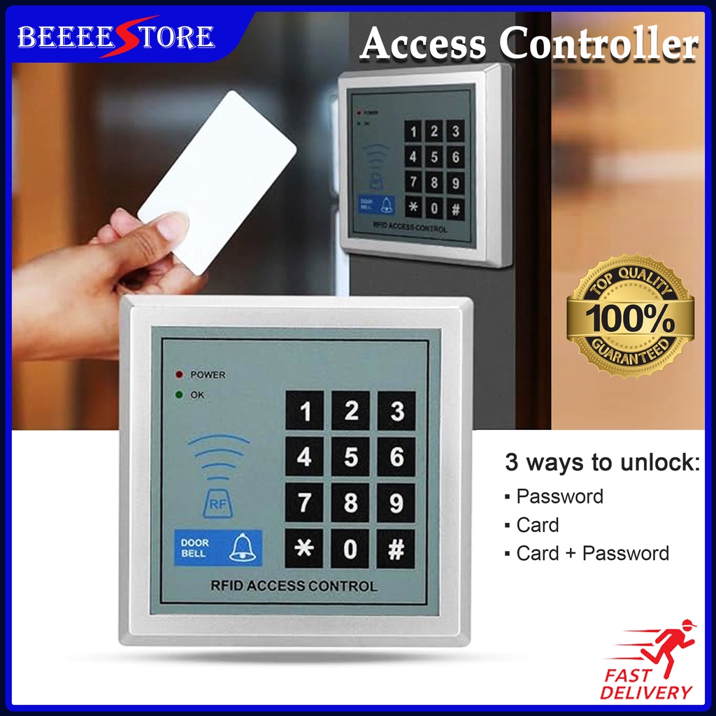 RFID reader keypad door lock access control YH2000-C | Shopee Singapore
