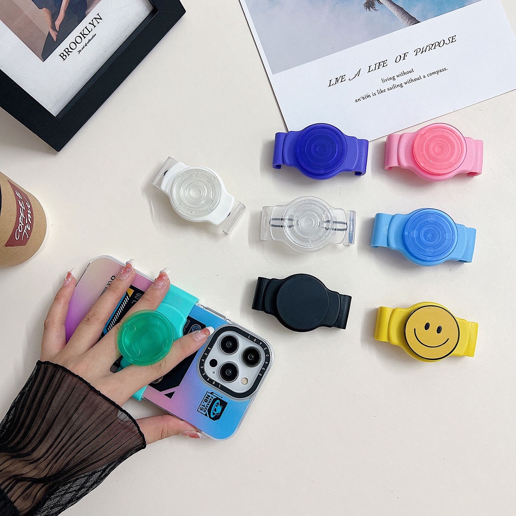 Universal Slide Phone Holder with Stretchable Foldable Desk Stand Pop ...