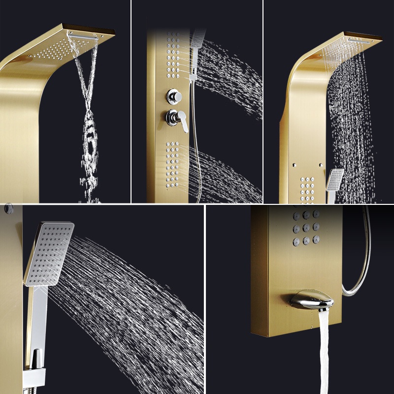 [ IN STOCK ] Wall Hanging Shower Intelligent Integrated Shower Set Five ...