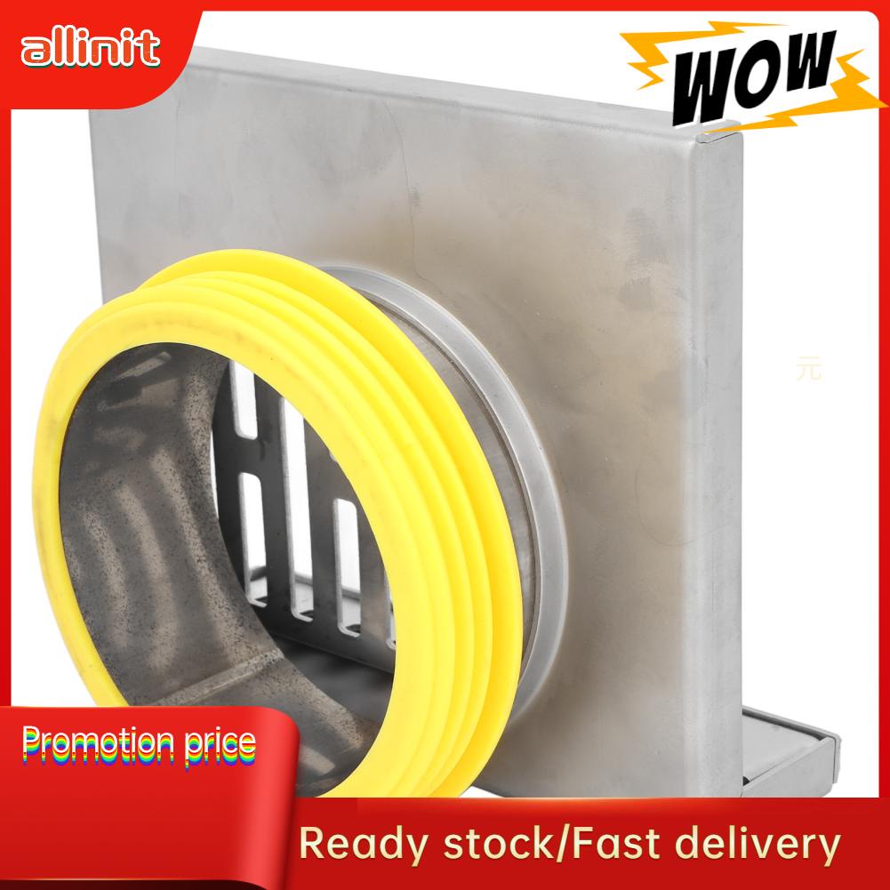 Allinit Stainless Steel Linear Floor Shower Drain Gutter Tile Corner L ...