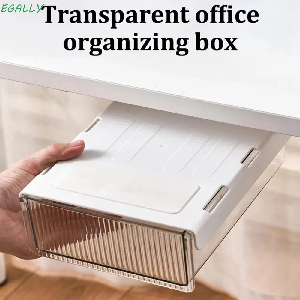 EGALLY Under Desk Drawer, Desktop Attachable Slide Out Drawer ...