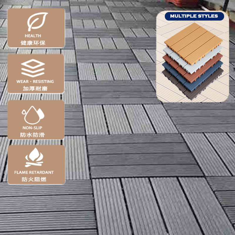 Floor Decking Outdoor Waterproof Plastic Interlocking Deck Floor Tiles ...