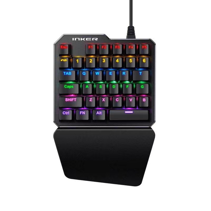 K9One-Handed Mechanical Keyboard for PUBG Game King of Glory Left ...