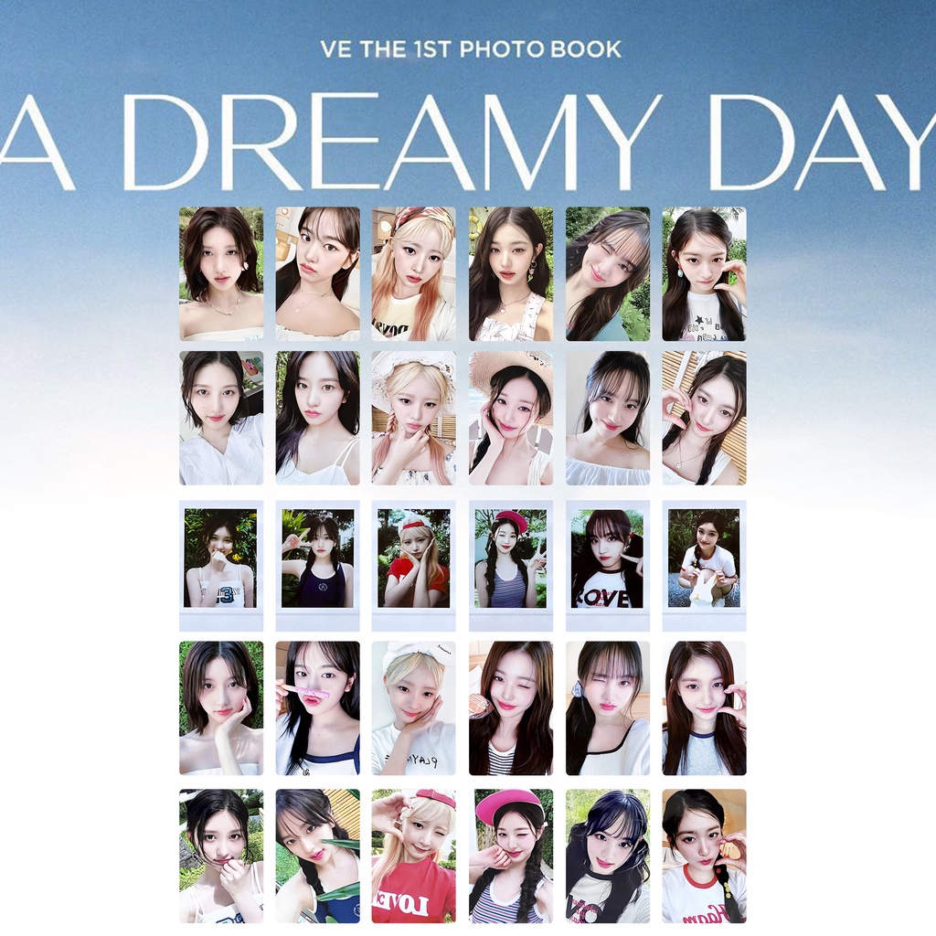 4-6pcs/set IVE A DREAMY DAY Photocards 2023 Album LOMO Cards YUJIN ...