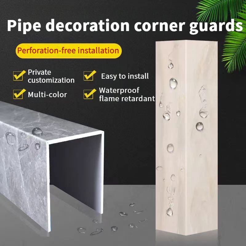 Custom toilet plumbing decoration shading kitchen gas sewer pipe ...