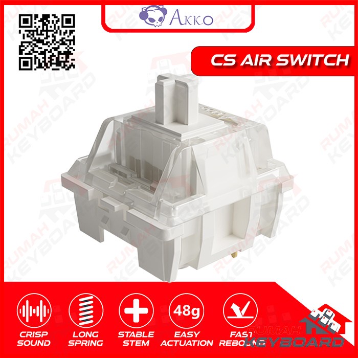 Switch - AKKO CS AIR SWITCH - 3pin - 48g - PCB MOUNT - LINEAR | Shopee ...