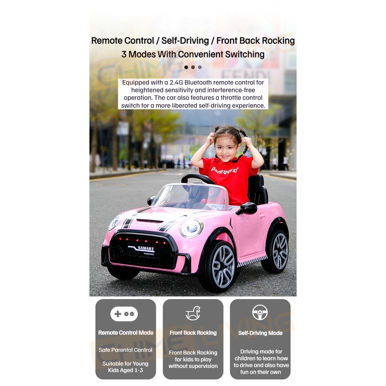 Kids Mini Cooper Electric Big Toy Car Remote Control | Baby Kid Infant ...