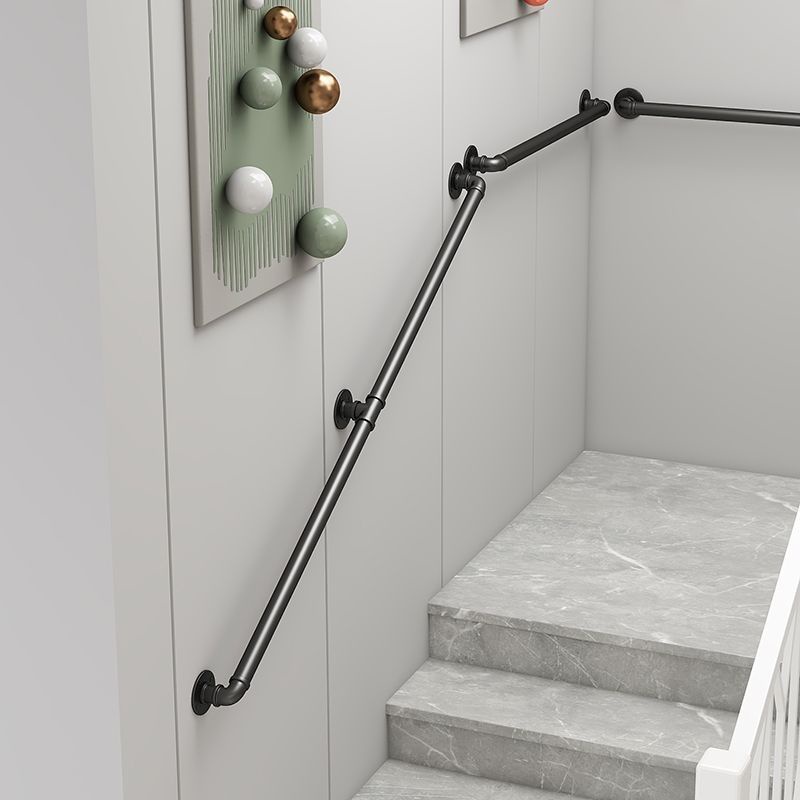 European-style stair handrail for the elderly simple iron water pipe ...