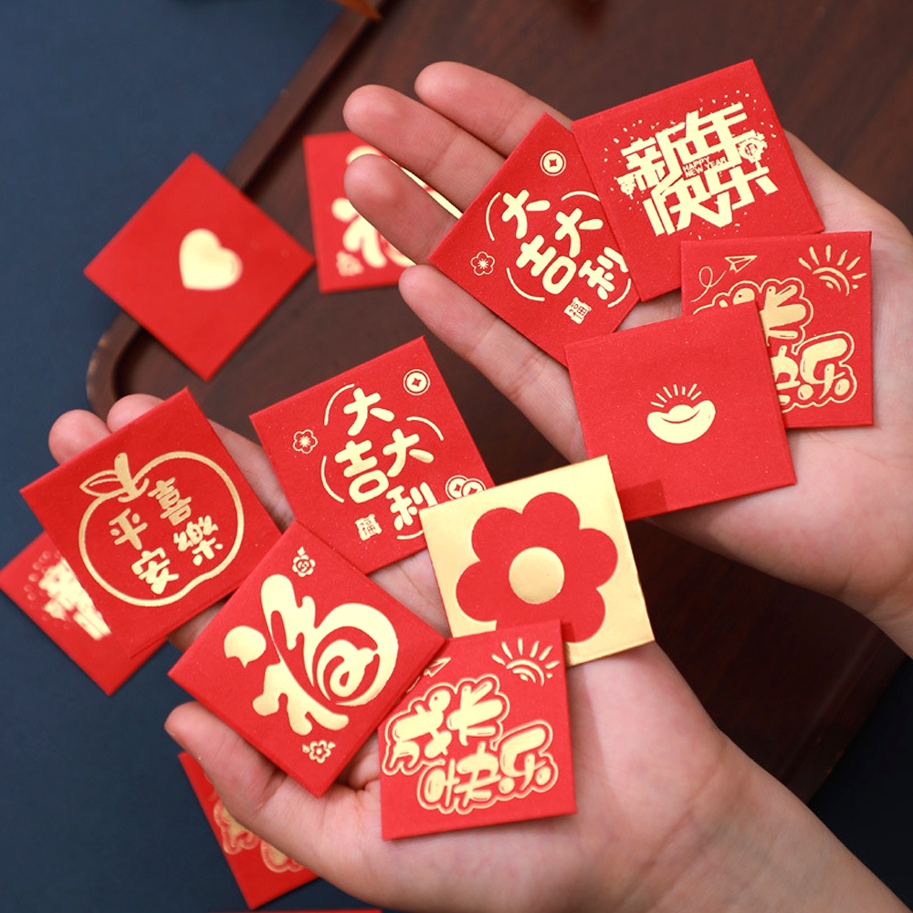 red packet 2024/ 10pcs red packet wedding angpao 2024 dragon year ...