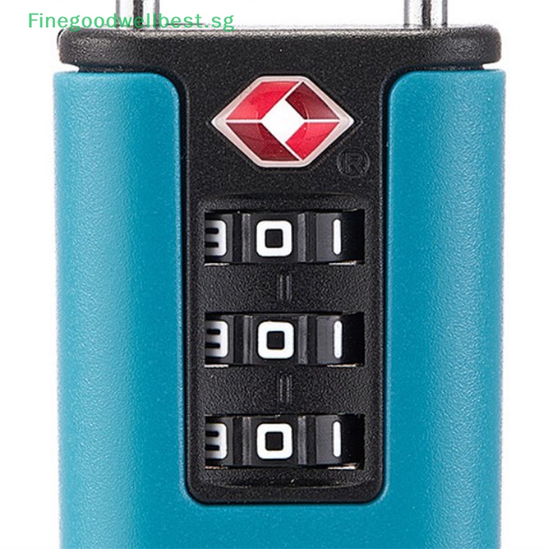 FBSG Combination Lock Mini Suitcase Lock Alloy 3 Digit Combine For TSA ...