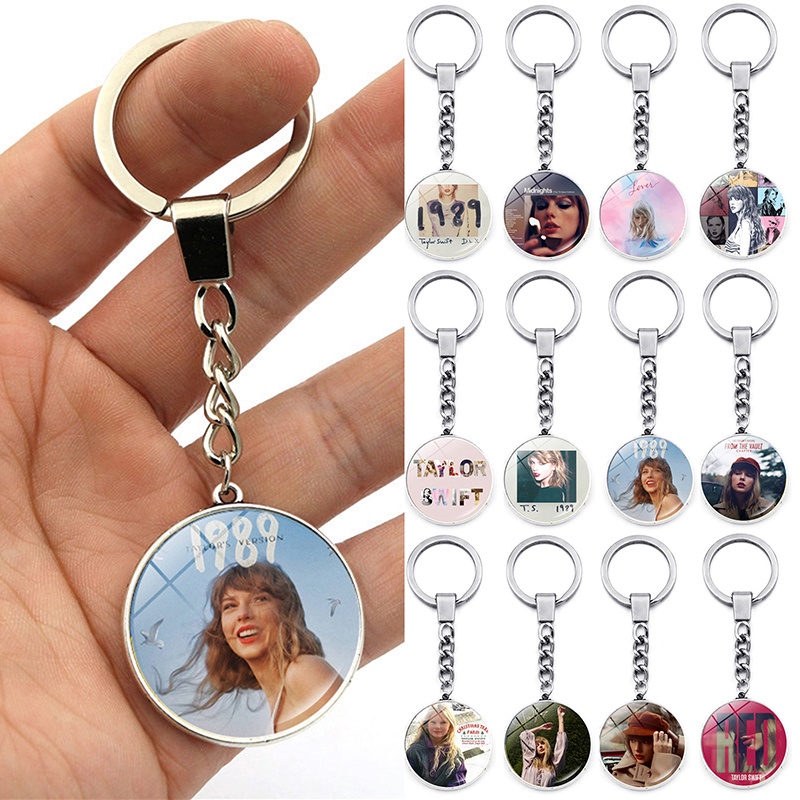 Taylor Swift Keychain Pendant Mildew Music Album Pendant Lobster Buckle ...