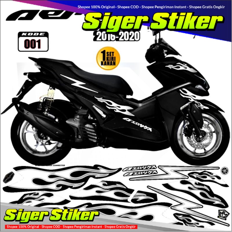 Decal Sticker Striping Variations Aerox Old Api Aerox 155 Old 2016-2019 ...