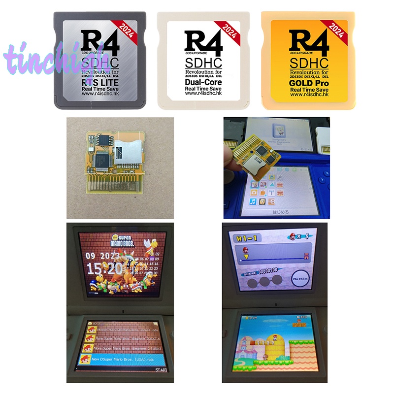 [TinchighS] 2024 For NDS Game Card For R4I SDHC TF Card R4 SDHC Gold ...