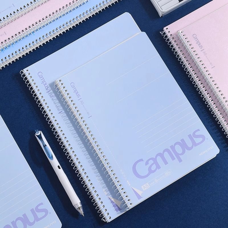 Puffocat ˇkokuyo kokuyo campus Spiral Notebook Rollover Coil Notepad ...