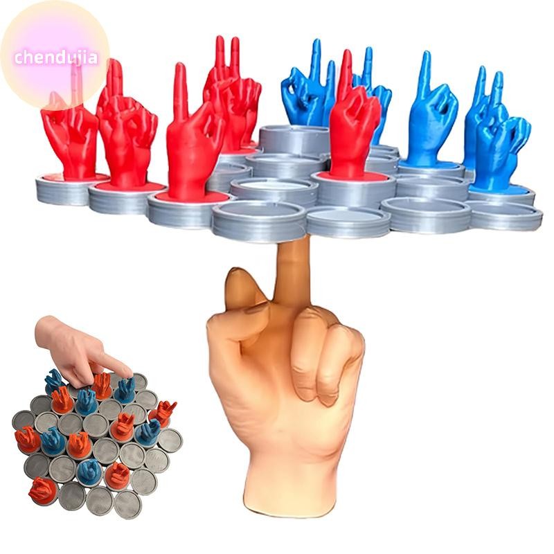 DUJIA 3D Printing Middle Finger Balance Game Gift Middle Finger ...