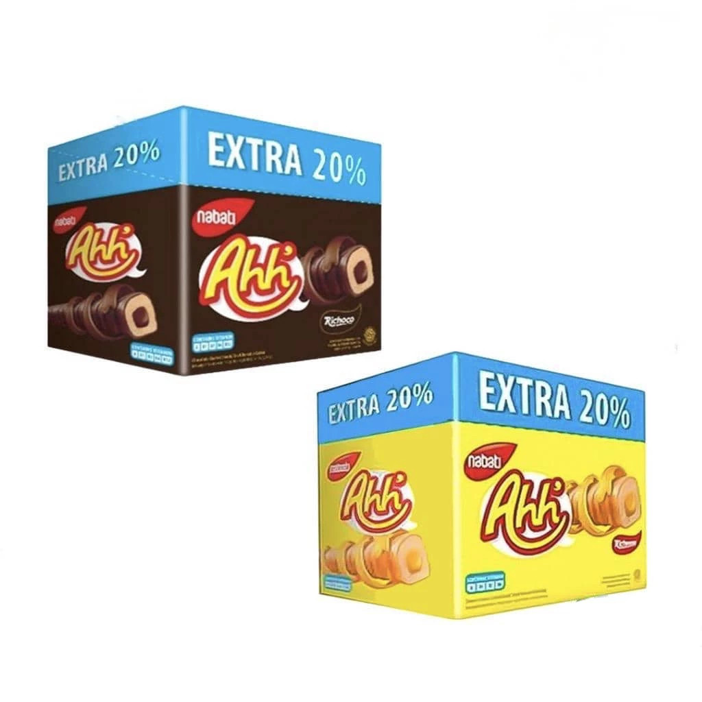 Nabati Ahh' Extra 20% - (Richeese /Richoco /Goguma /Strawberry) 20s x 4g/8g | Shopee Singapore