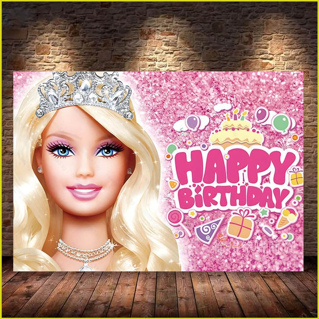 Barbie Princess Theme decoration Celebrate birthday Party Photo ...