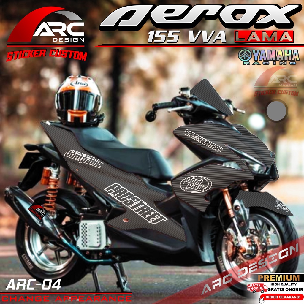 Latest Old Yamaha Aerox 155 VVA Motorcycle Decal Sticker Full body ...