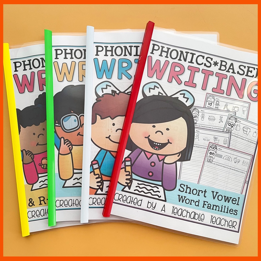 Phonics Writing Prompts Coloring Practice Paper A4 Practice Workbook ...