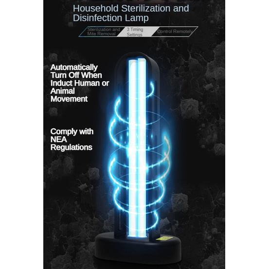 SG stock 60W UVC ozone sterilizer germicidal disinfection lamp light ...