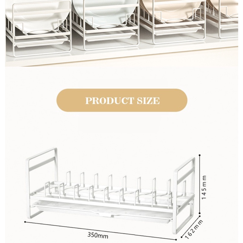 Dish shelf rack slim dish rack Dishware Storage plate rack Plate ...