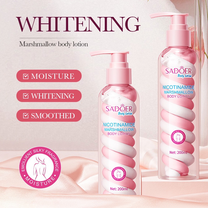 SADOER Niacinamide Whitening Body Lotion for Moisturizing & Nourishing ...