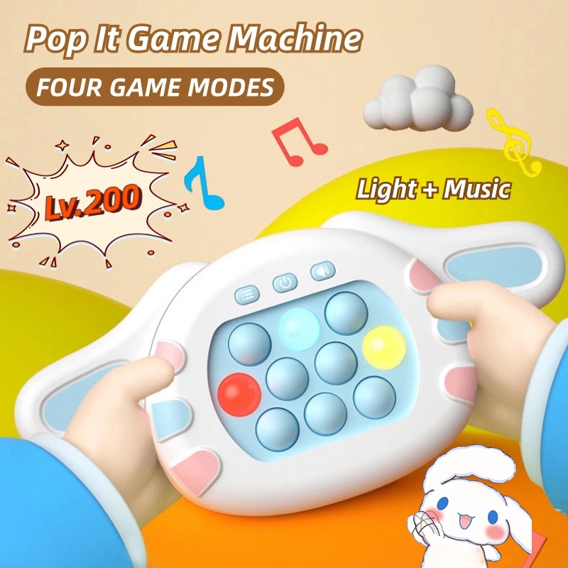 Kuromi Pop It Cinnamoroll Quick Push Bubble Fidget Toy Sanrio Whack ...