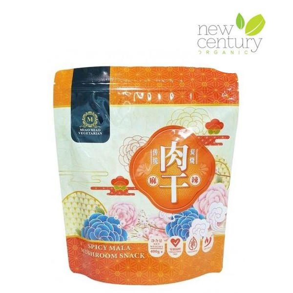 Miao Miao Vegetarian Spicy Mala Mushroom Snack 400g | Shopee Singapore