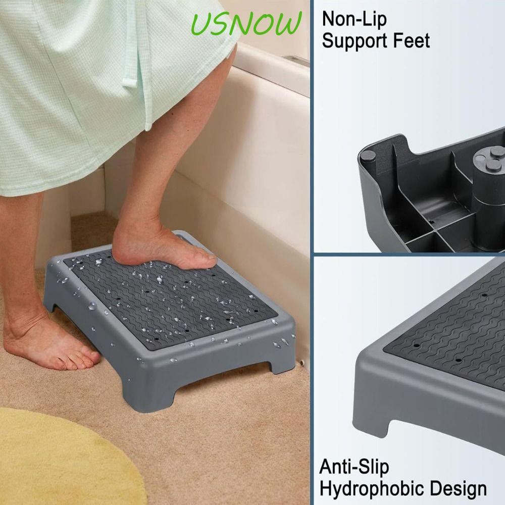 USNOW Mobility Stepping Stool, Platform Extra Wide One Step Stool ...