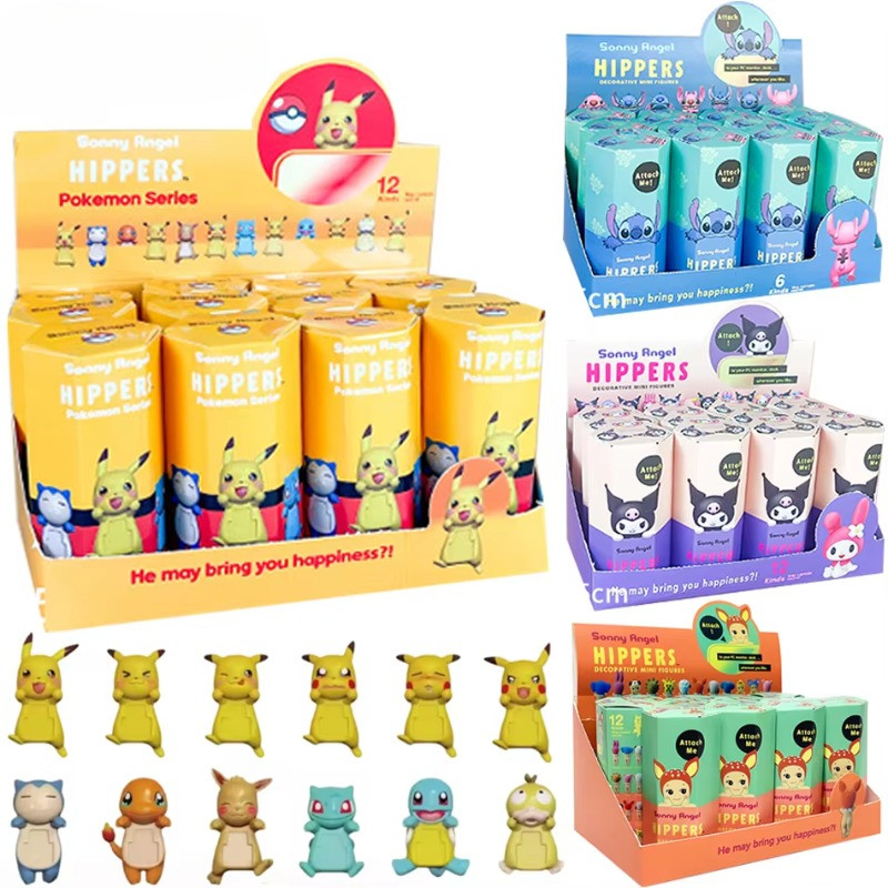 Sonny Angel Mystery Box Stitch Kuromi Pokemon Crayon Shin Series Anime ...